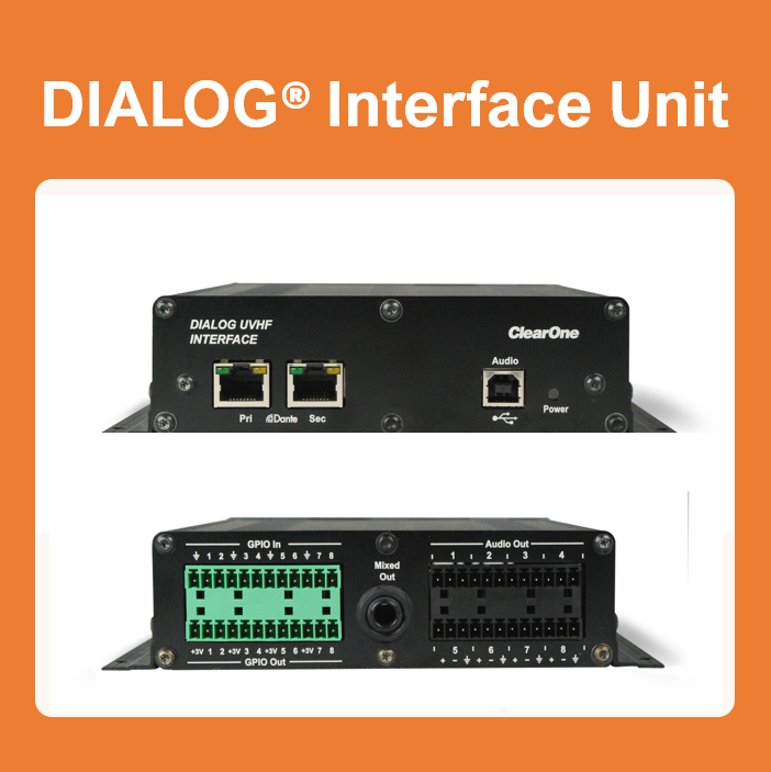Meet the new DIALOG UVHF Interface unit. | AVIXA Xchange